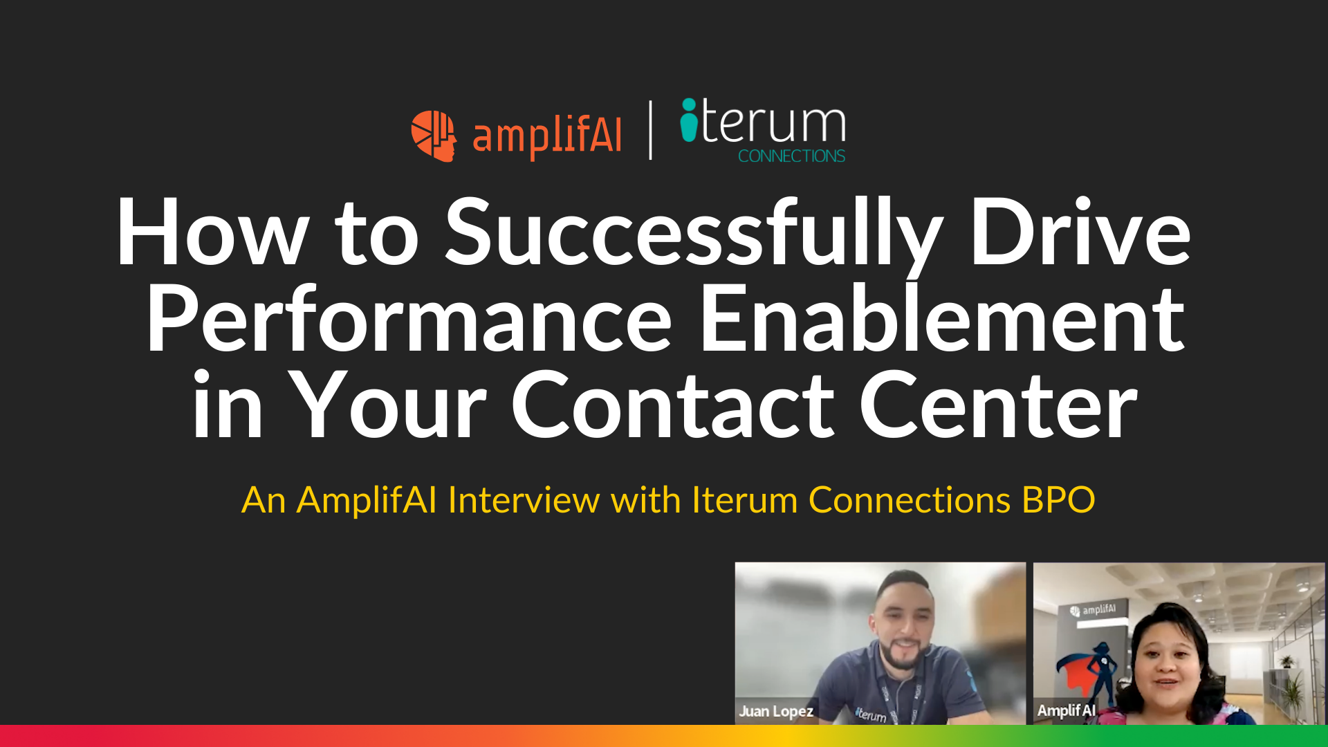 How to Successfully Drive Performance Enablement in Your Contact Center | AmplifAI